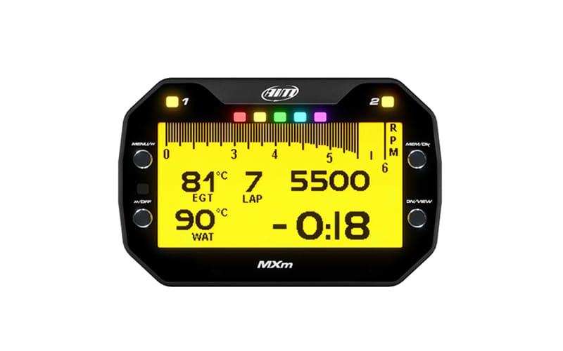 AiM MXm Brilliant Compact Dash Data Logger | Hybrid Tune