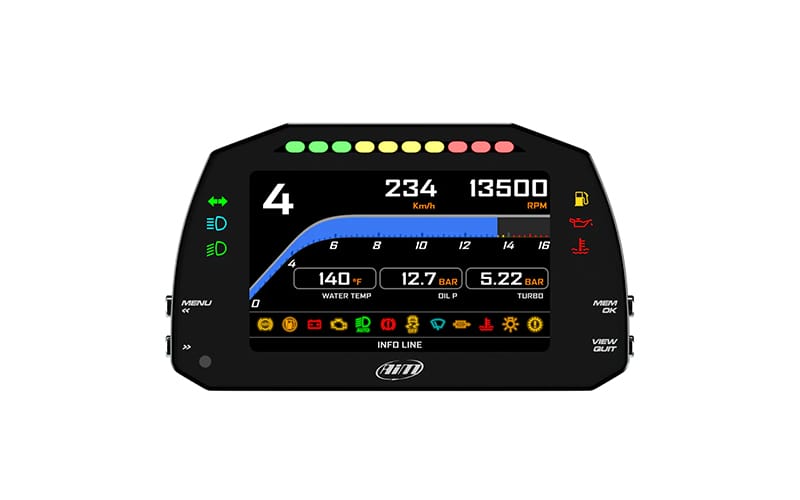 AiM MXS 1.3 STRADA Dash Display BREATHTAKING | Hybrid Tune